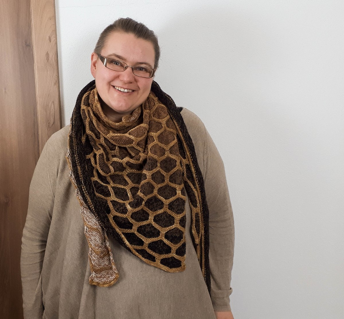 Big Honeycombs – ein neues Lieblingstuch – ScreamingColoursBlog